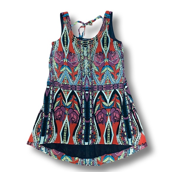 Dresses | Beaded Funky Patterned Dress | Poshmark